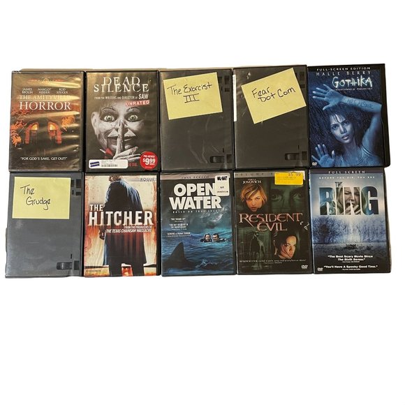 Various | Media | Lot Of Horror Thriller Dvds Suspense Variety Scary ...